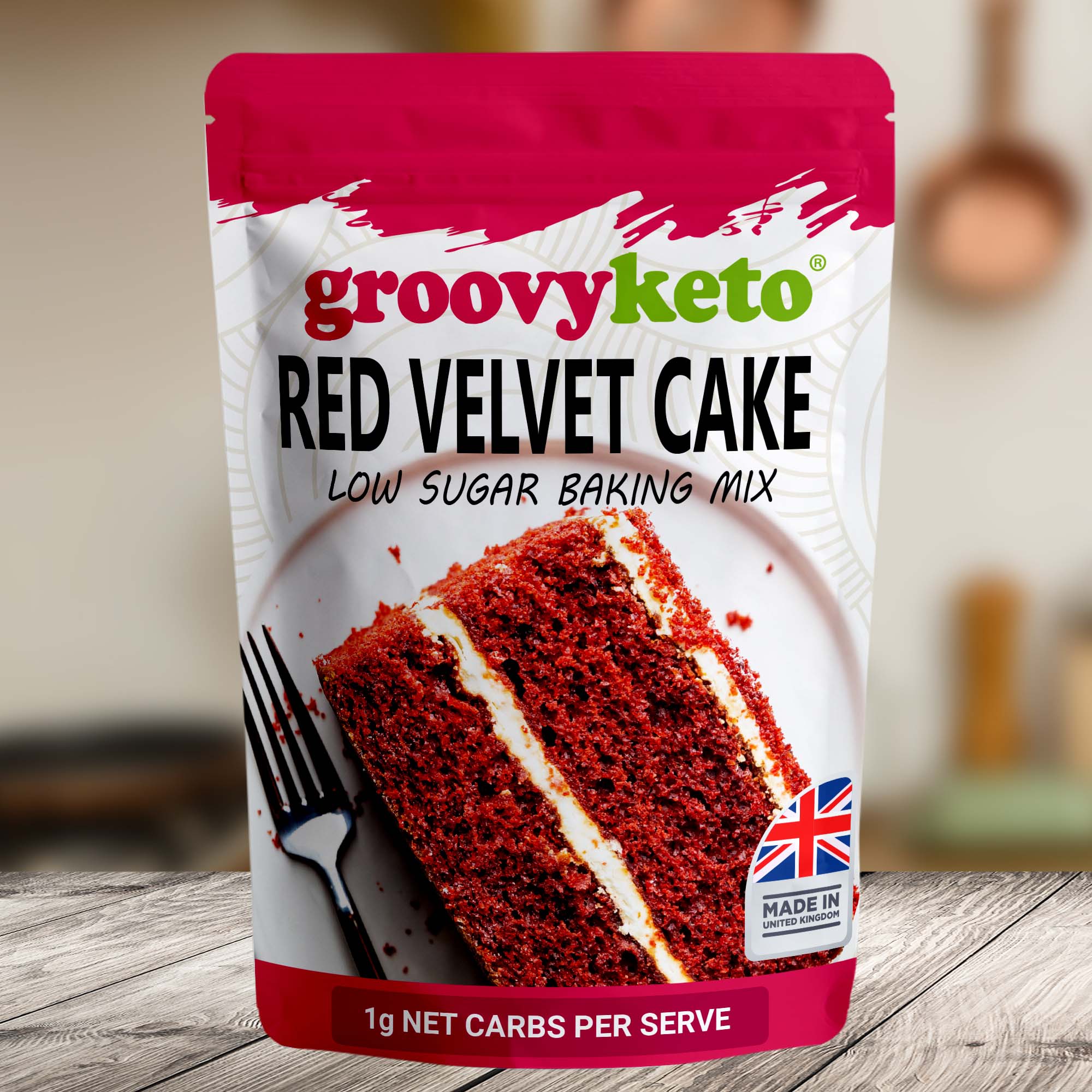 Groovy Keto Red Velvet Cake Mix